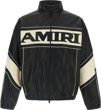 Amiri Homme, Vestes, Noir, Taille: L Sport Leather Jacket