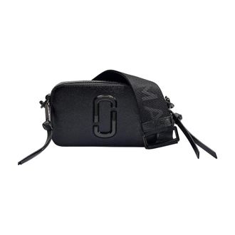 Marc Jacobs Womens The Snapshot Crossbody Black Leather Cowhide Bags Totes-shopping-bags