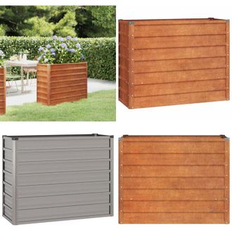 vidaXL Vidaxl - Lit sur&eacute;lev&eacute; de jardin rouill&eacute; 100x40x77 cm acier corten - Jardiniere - Lit Sur&eacute;lev&eacute; - Acier Corten - D&eacute;coration Ext&eacute;rieur - Balcon - Home &