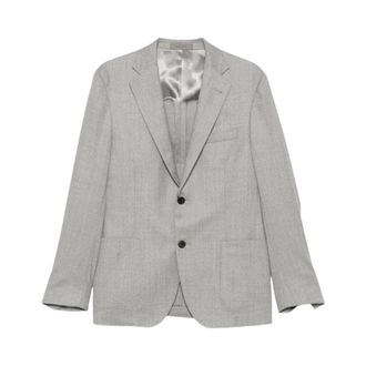Corneliani Wollblazer - - Jackets - Herren - Grau - M