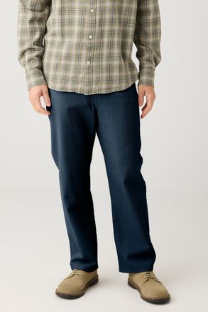 Knowledge Cotton Apparel Herren vegan Jeans Flint Wide Twill Total Eclipse