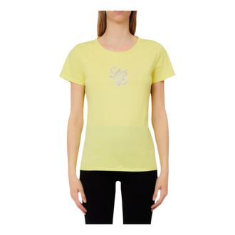 Liu Jo Baumwoll-T-Shirt - - Tops - Damen - Gelb - XL