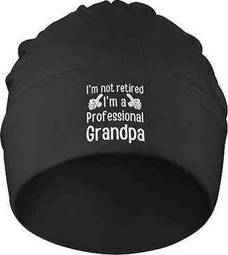 Generic Femme Homme Bonnet dhiver Je Ne suis Pas &Agrave; La Retraite, Je suis Un Grand-P&egrave;re Professionnel. Retraite 2024 Hiver Chapeaux Chaud Bonnet &Agrave; Revers Classi
