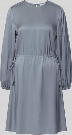 Comma Knielanges Kleid mit Tunnelzug