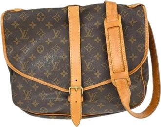 Louis Vuitton unisex, Pre-owned, Brun, Taille: ONE Size Sac &agrave; main Saumur doccasion