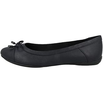 Geox Femme D Charlene C Ballerines, Navy, 38 EU