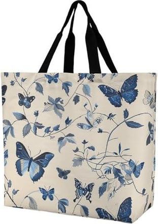 Generic Papillons Et Papillons De Nuit Sac Fourre-Tout L&eacute;ger Sacs R&eacute;utilisable Sac Fourre Tout Pour Quotidienne Shopping Universit&eacute;