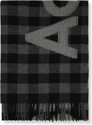 Acne Studios Tücher & Schals - Small Check Wool Scarf - Gr. unisize - in Schwarz - für Damen