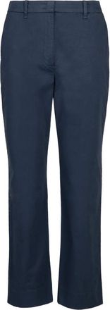 Bomboogie Femme, Pantalons, Bleu, Taille: 34 FR Pantalon en satin de coton avec poche chino