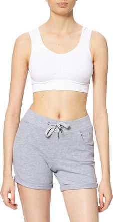F.lli Campagnolo Damen Hose Bermuda, Grigio Mel., 36, 3D84976M