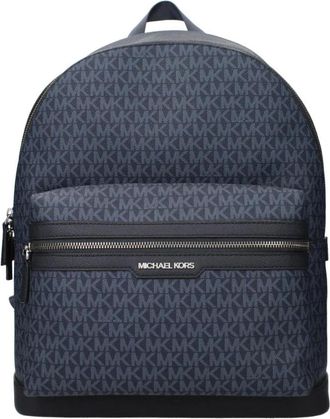 Michael Kors Homme, Sacs, Bleu, Taille: ONE Size Sac &agrave; dos en tissu avec plusieurs compartiments