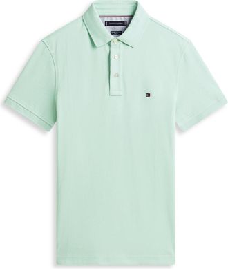Tommy Hilfiger Piqu&eacute;-Poloshirt Slim Fit 1985 mit Stretch und Logo-Stickerei in