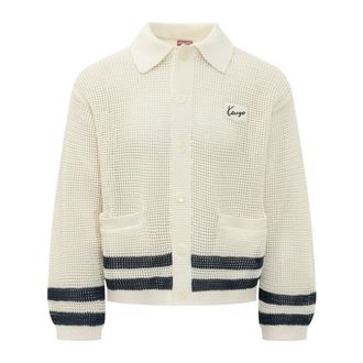 Kenzo Herren, Strickwaren, Wei&szlig;, LGr&ouml;&szlig;e