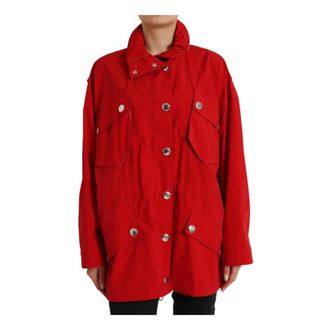Dolce & Gabbana Femme, Vestes, Rouge, Taille: 36 FR Light Vestes