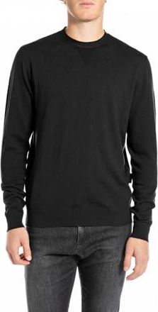 Replay Uk4488 Pull-Over, Noir (098), M Homme