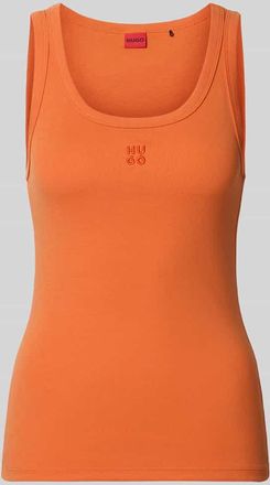 HUGO BOSS Regular Fit Tanktop aus Baumwoll-Mix Modell DATAMIA