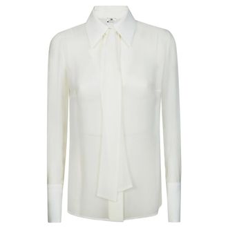 Elisabetta Franchi Camicia - - Blouses & Shirts - Damen - Beige - S