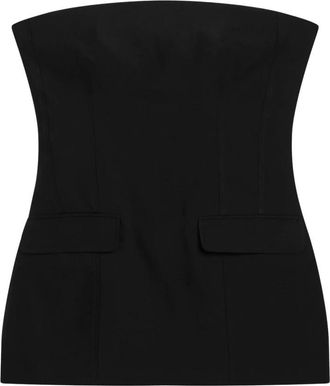 Toteme Femme, Tops, Noir, Taille: 40 FR Hauts sans manches
