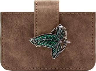 The Lord Of The Rings Verzauberter Wald Elven Leaf Emblem Geldbörse/Geldbeutel Kartenhalter ID- & Kartenhalter, Braun