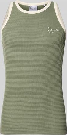 Karl Kani Slim Fit Top mit Logo-Stitching