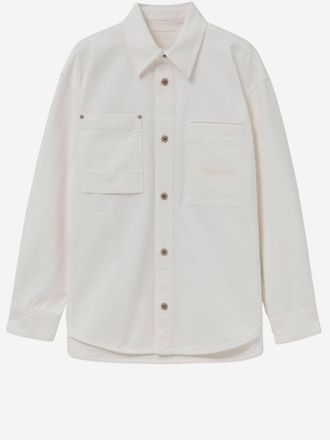 Wooyoungmi Mens Cotton Shirt Ivory