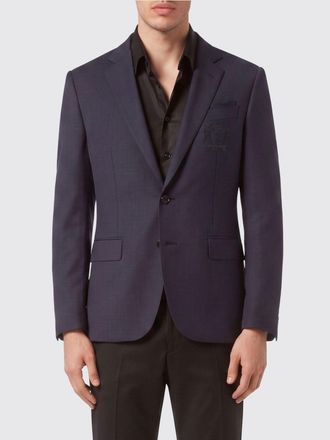 Billionaire Boys Club Blazer droit en m&eacute;lange de laine avec revers classiques et poches &agrave; rabat