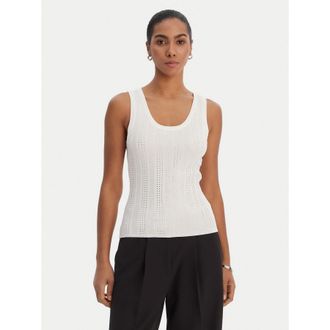 Fracomina Top FR26ST4005K524R9 &Eacute;cru Slim Fit