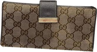 Gucci Portefeuille Pre-owned GG Blooms - Femme - Pre-owned - Beige - Taille: ONE Size