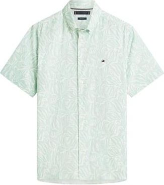 Tommy Hilfiger Chemise manches courtes &agrave; fleurs en coton et lin