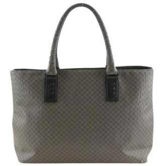 Bottega Veneta Pre-owned Marco Polo PVC Tote Bag - - Pre-owned - Damen - Grau - ONE SIZE