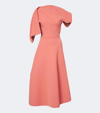 Maticevski Robe midi asym&eacute;trique Diadem