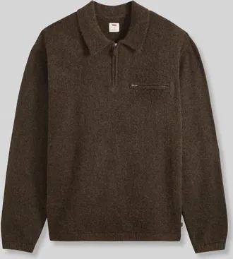 Levi's Regular Fit Troyer aus reiner Baumwolle mit Brusttasche