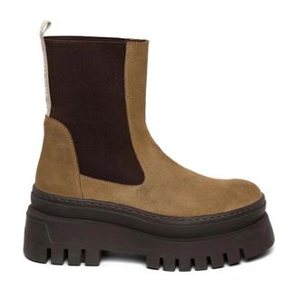 Steve Madden Beige Stiefel f&uuml;r Stilvolle Outfits - - Shoes - Damen - Beige - 38 EU