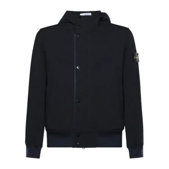 Stone Island Homme, Sweatshirts et sweats &agrave; capuche, Bleu, Taille: 3XL Veste zipp&eacute;e