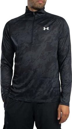 Under Armour Tech 2.0 1/2 Zip Homme, (007) Noir/Blanc, X-Large