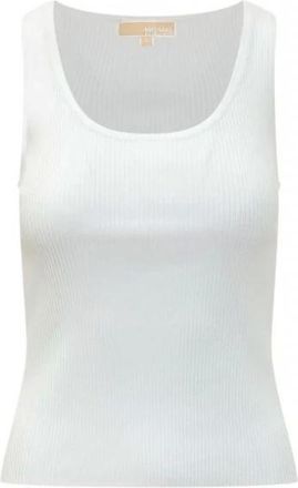 Michael Kors Femme, Tops, Blanc, Taille: 40 FR D&eacute;bardeur &agrave; encolure d&eacute;gag&eacute;e