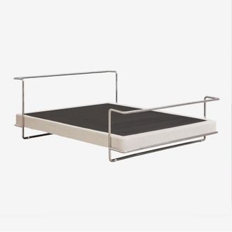 Sklum Lit en acier inoxydable Igone SKLUM 180 x 200 cm