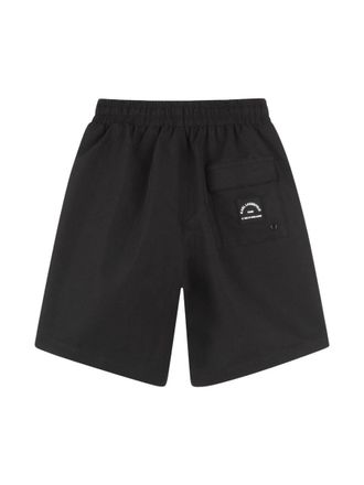 Karl Lagerfeld Polyester Swim Bermuda Shorts - Black