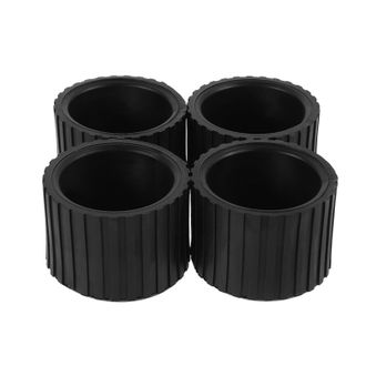 DOITOOL 4 St&uuml;ck rutschfeste Gummipads f&uuml;r Fitnessger&auml;te Strapazierf&auml;hige M&ouml;belbodenschoner Sto&szlig;d&auml;mpfend Kratzfest Geeignet f&uuml;r Hartholz Fliesen Teppich Schutz