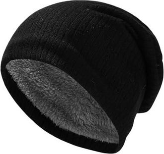Generic Bonnet Femme Hiver Bonnet Femme Chapeau Femme Hiver Confortable Classique - Uni &Eacute;pais Unisexe Hiver, Tricot Chaud Et Confortable, Parfait pour Homme E