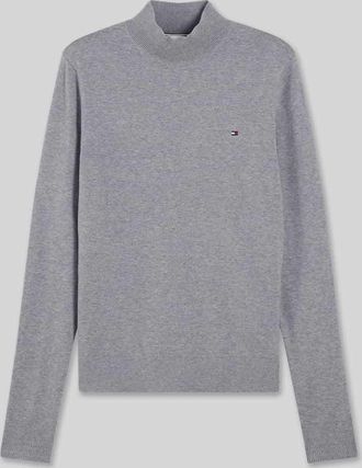 Tommy Hilfiger Slim Fit Langarmshirt mit Mock Neck