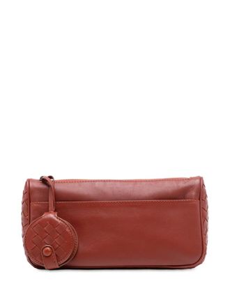 Bottega Veneta porte-monnaie en cuir Nappa Intrecciato (2011) - Marron