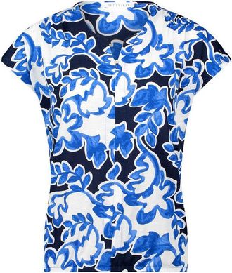 Betty&Co Kurzarmshirt Damen mit Gummizug (1-tlg)