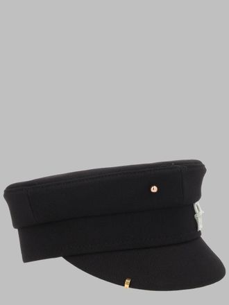 Ruslan Baginskiy KPC033.PF26_WAPRSSIRBBLACK Flat Cap - Black