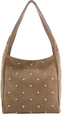 Fredsbruder sac à épaule Endless Beads Hobo Bag Taupe