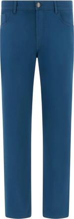 Boggi Milano Homme, Pantalons, Bleu, Taille: W32 Cotton Tencel 5 Pockets