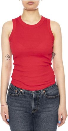 Thinking Mu Femme, Tops, Rouge, Taille: 42 FR Clavel Tank Top