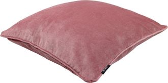 McAlister Textiles Matter Samt | Kissenbezug für Sofakissen in Altrosa | 43 x 43cm | erhältlich in 25 Farben | griffester Samt edel paspeliert | Kissenhülle für Samtkiss