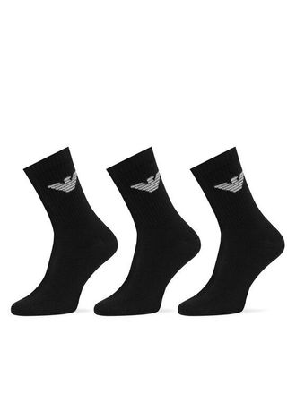 Emporio Armani Lange Socken EM000554 AF25489 UC001 Schwarz