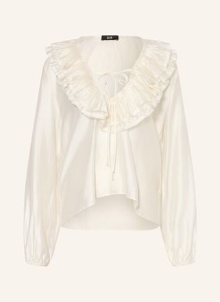 Eleh Eleh Blusenshirt Mit R&uuml;schen weiss